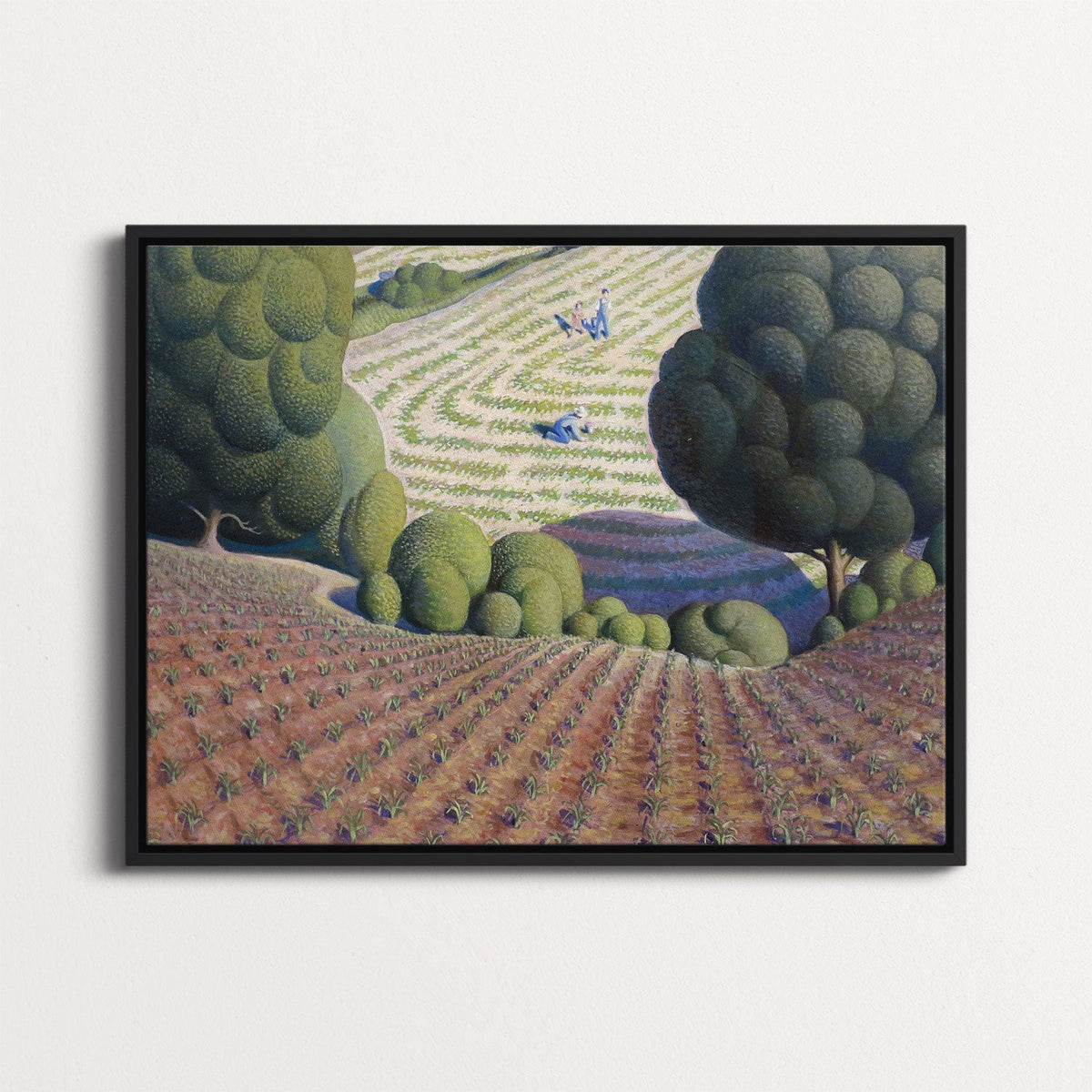 Young Corn by Grant Wood - Framed Canvas | ArtPointOne