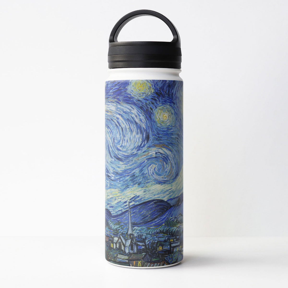 Starry Night by Vincent van Gogh - Water Bottles | ArtPointOne